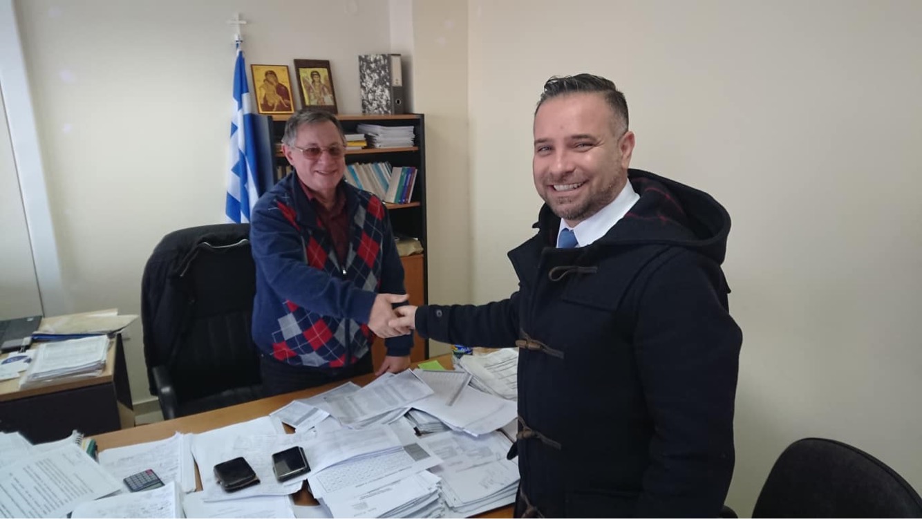 Στον ΕΛΓΑ για ευχές και... αποτιμήσεις ο Γιώργος Κατσιαντώνης - iFarsala