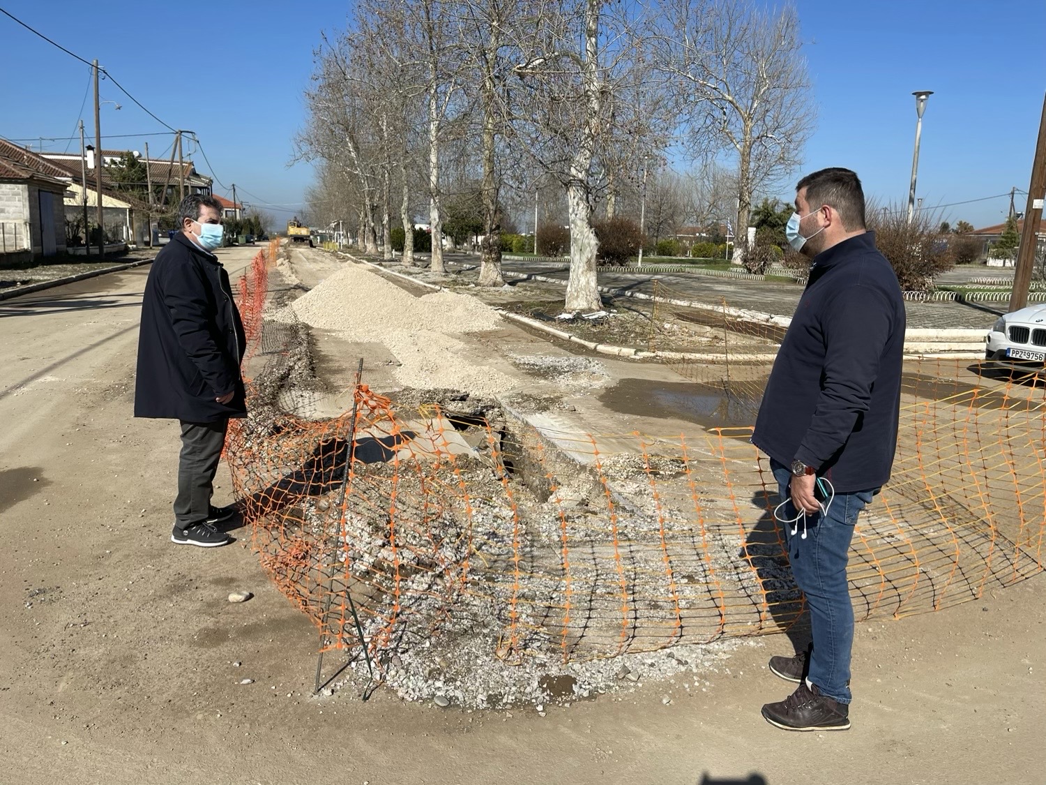 Σε εξέλιξη η κατασκευή του δικτύου αποχέτευσης ομβρίων για την ...