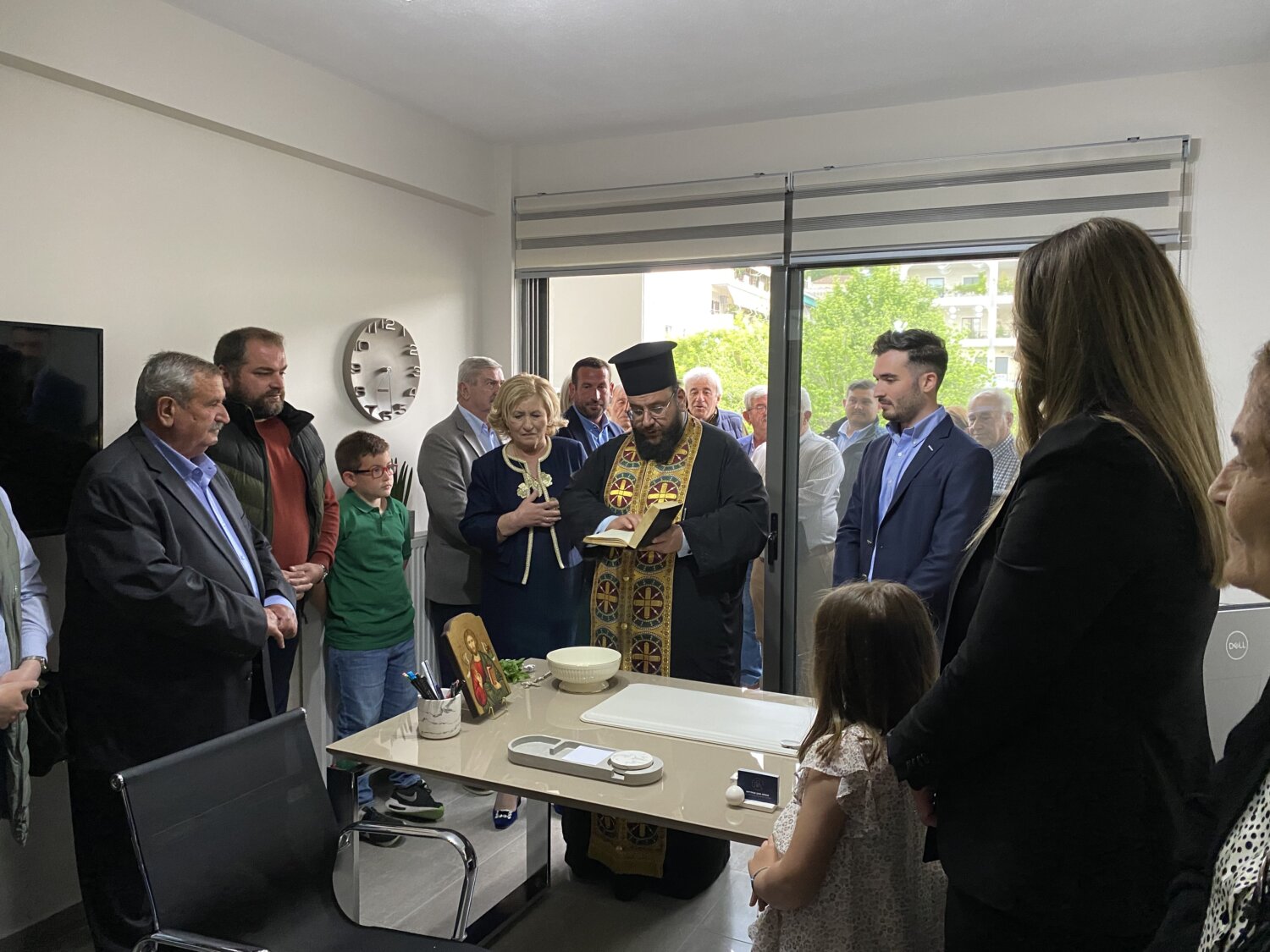 Εγκαινιάστηκε το νέο γραφείο του Πολιτικού Μηχανικού Αργύρη Μπέη στα ...