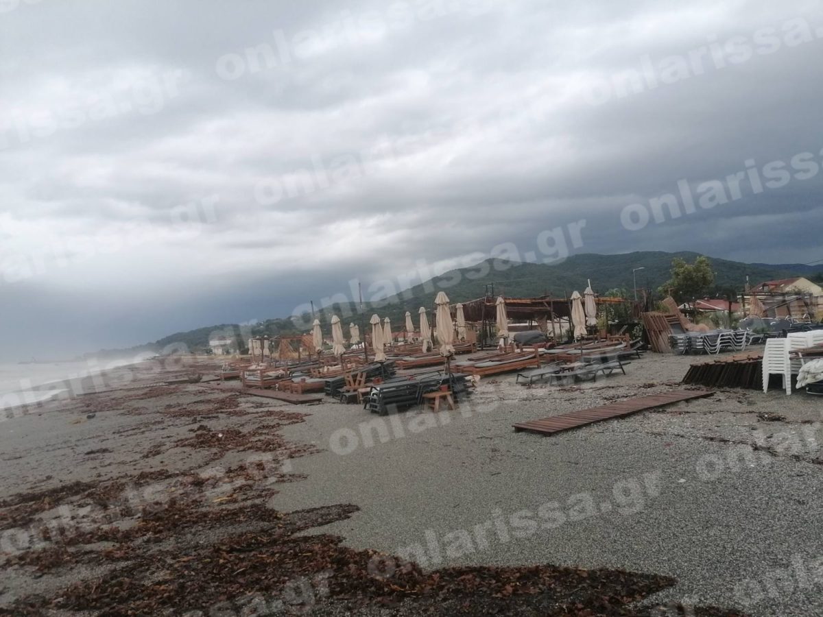 Κακοκαιρία: Ασύλληπτες οι καταστροφές στα παράλια της Λάρισας - iFarsala