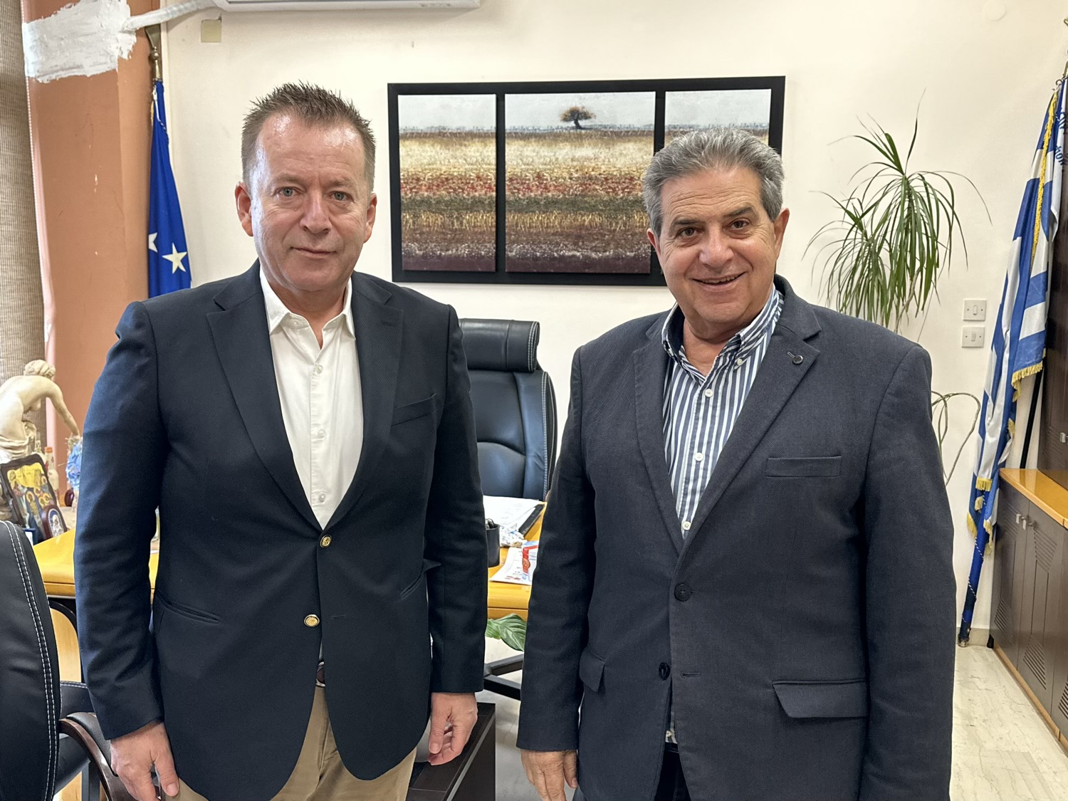 Κόκκαλης με Εσκίογλου: Ύψιστης σημασίας η κατασκευή του νέου δρόμου ...