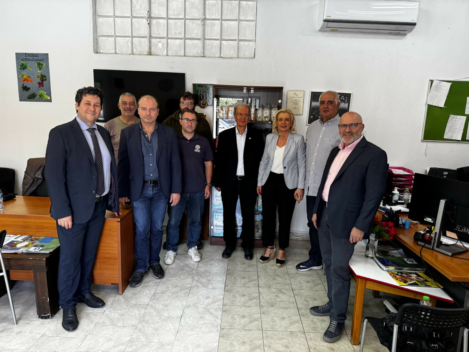 Επίσκεψη του Οργανισμού Διαχείρισης Υδάτων Θεσσαλίας Α.Ε. στον αγροτικό ...